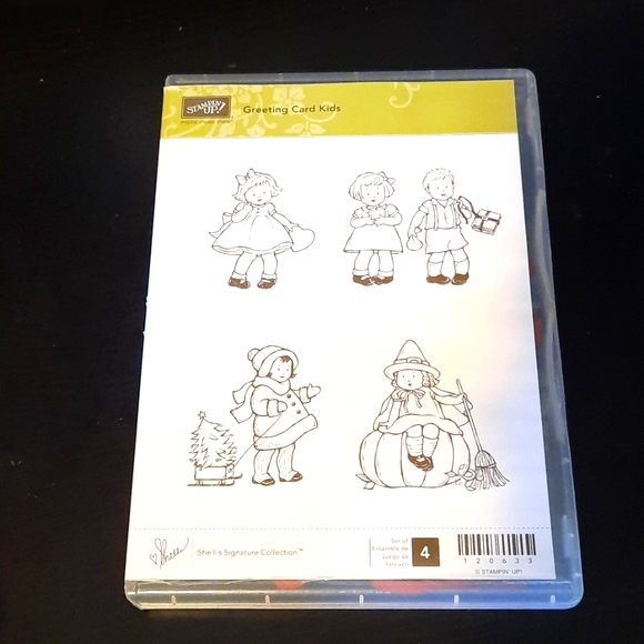 Stampin' Up! | Design | Greeting Card Kids Rubber Cling Mount Stamp Set ...